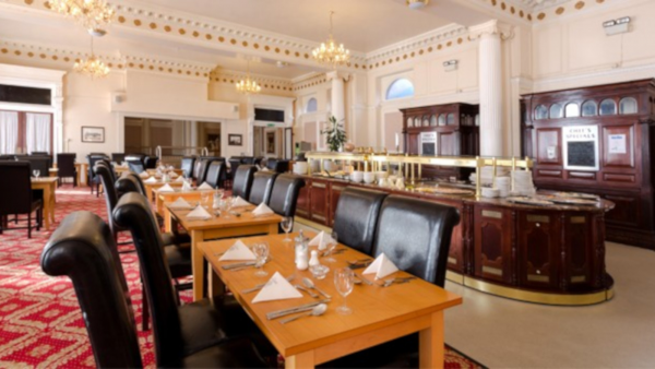 Victorian Restaurant at Grand Burstin Hotel Folkestone British in ...